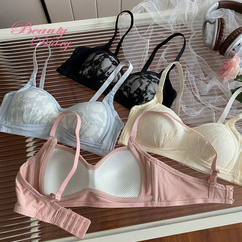 Girls high school student bra without steel ring adjustment | Shopee ...