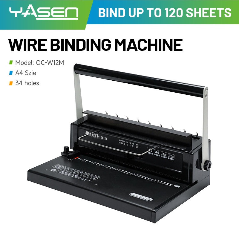 Officom Double Loop Wire Binding Machine | Bind Calendars Photo Albums ...