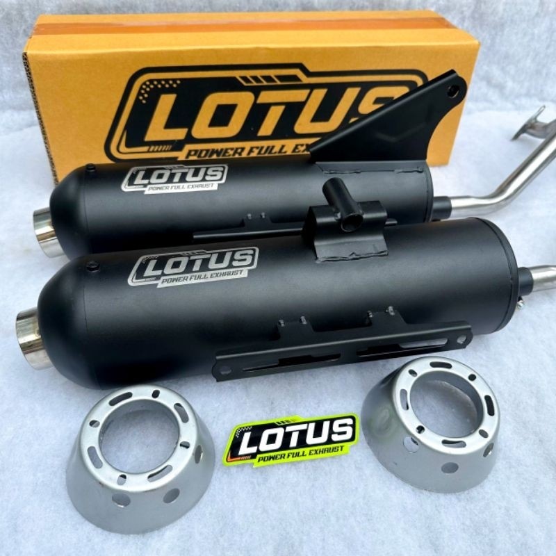 LOTUS Racing Exhaust (FREE AND MUFLER) Pnp SCOOPY VARIO PCX NMAX AEROX ...