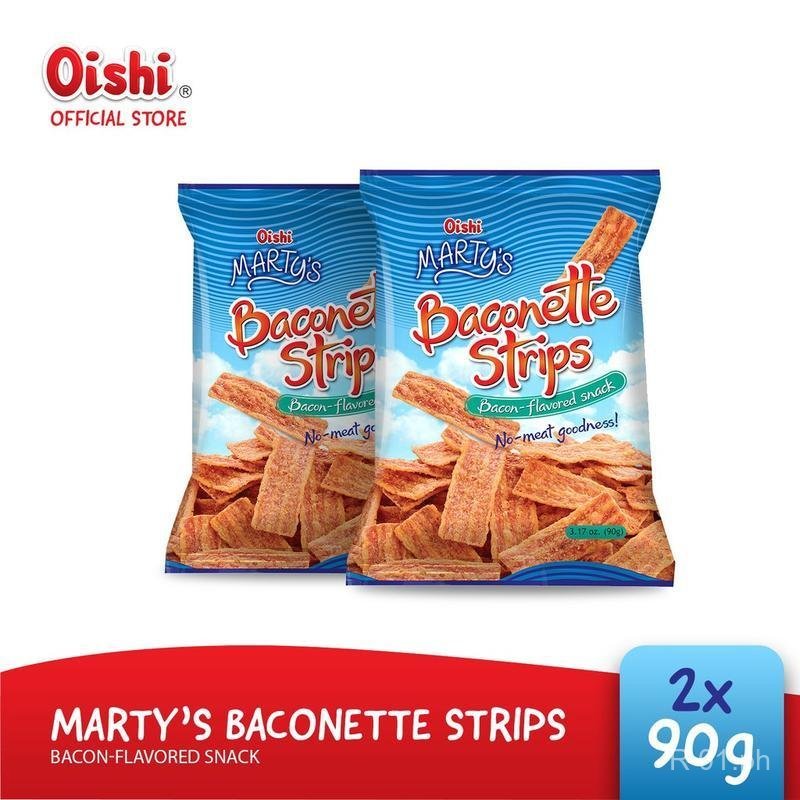 Oishi Marty’s Baconette Strips 90g x 2 | Shopee Philippines