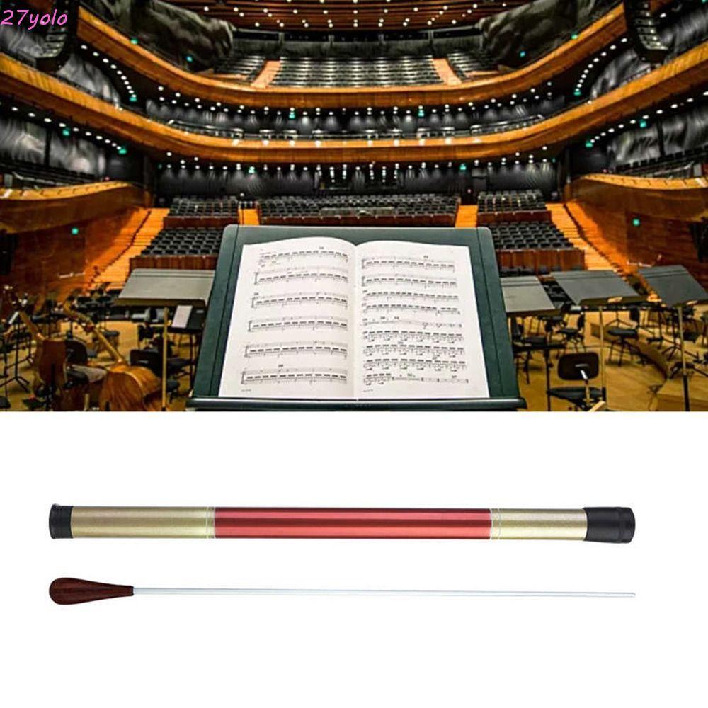 YOLO Conductor Stick, Fiber Tube Ebony Wood Orchestra Band, Rhythm ...