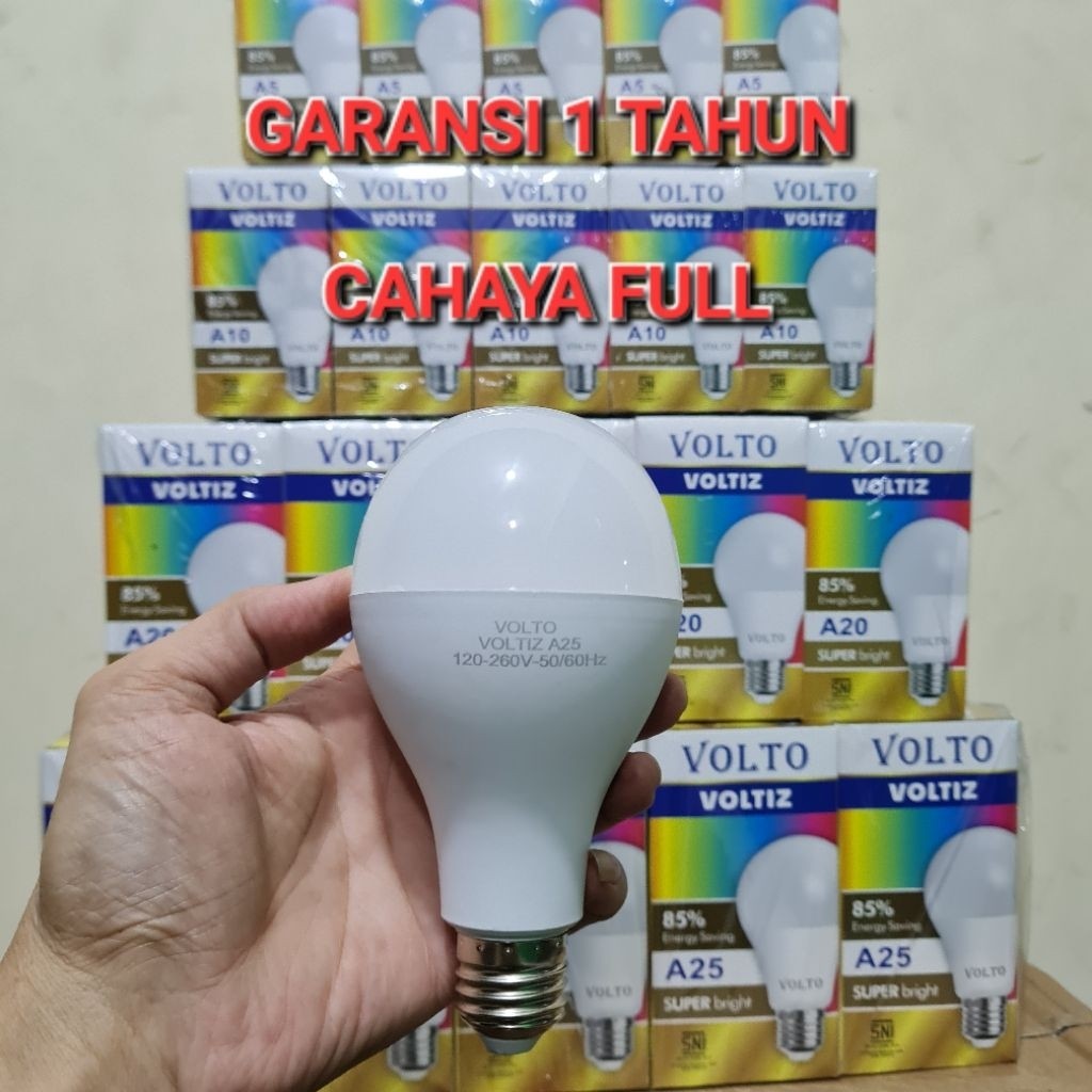 CAHAYA [1 YEAR WARRANTY] 25 WATT VOLTIZ ENERGY SAVING LED BULB 85% ...