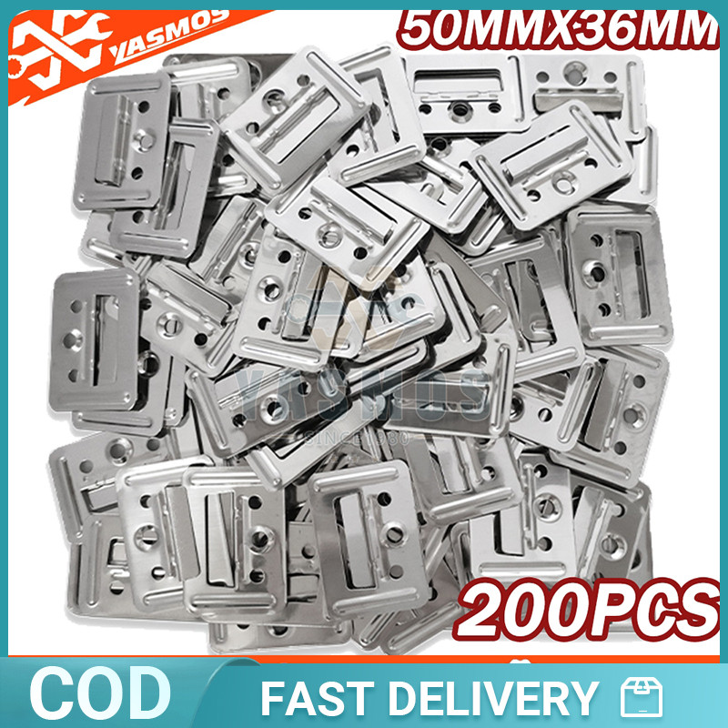 200pcs Wall Panel Clips Metal Clip Fluted Wall Panel For Wpc Wall And ...