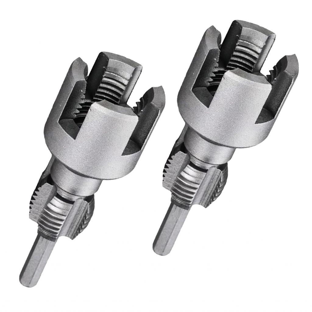 Internal External Pipe Threader 2 Pcs Thread Tool Adjustable Ergonomic ...