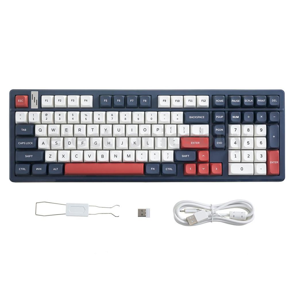 GAMAKAY TK101 101 Keys Tri-mode Mechanical Gaming Keyboard Hot ...
