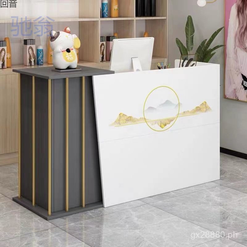 Modern Store Cashier Counter Simple Small Milk Tea Shop Clothing Store ...