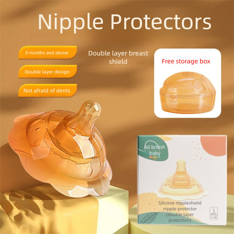 Ultra Soft Nursing Shield | Breast-Like Nipple Design, Easy Latch ...