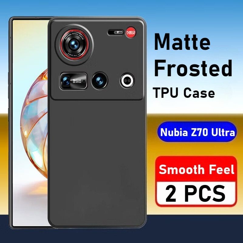 2PCS For Nubia Z80 Z70 Z60 Z50 Z70S Ultra Matte Frosted TPU Phone Case ...