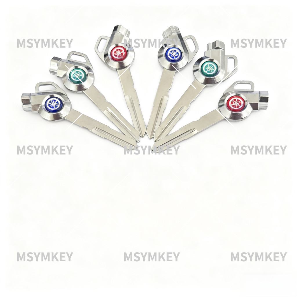 Zinc Key Blanks For YAMAHA MIO / MIO GEAR / FAZZIO Key 2Line/ Double ...