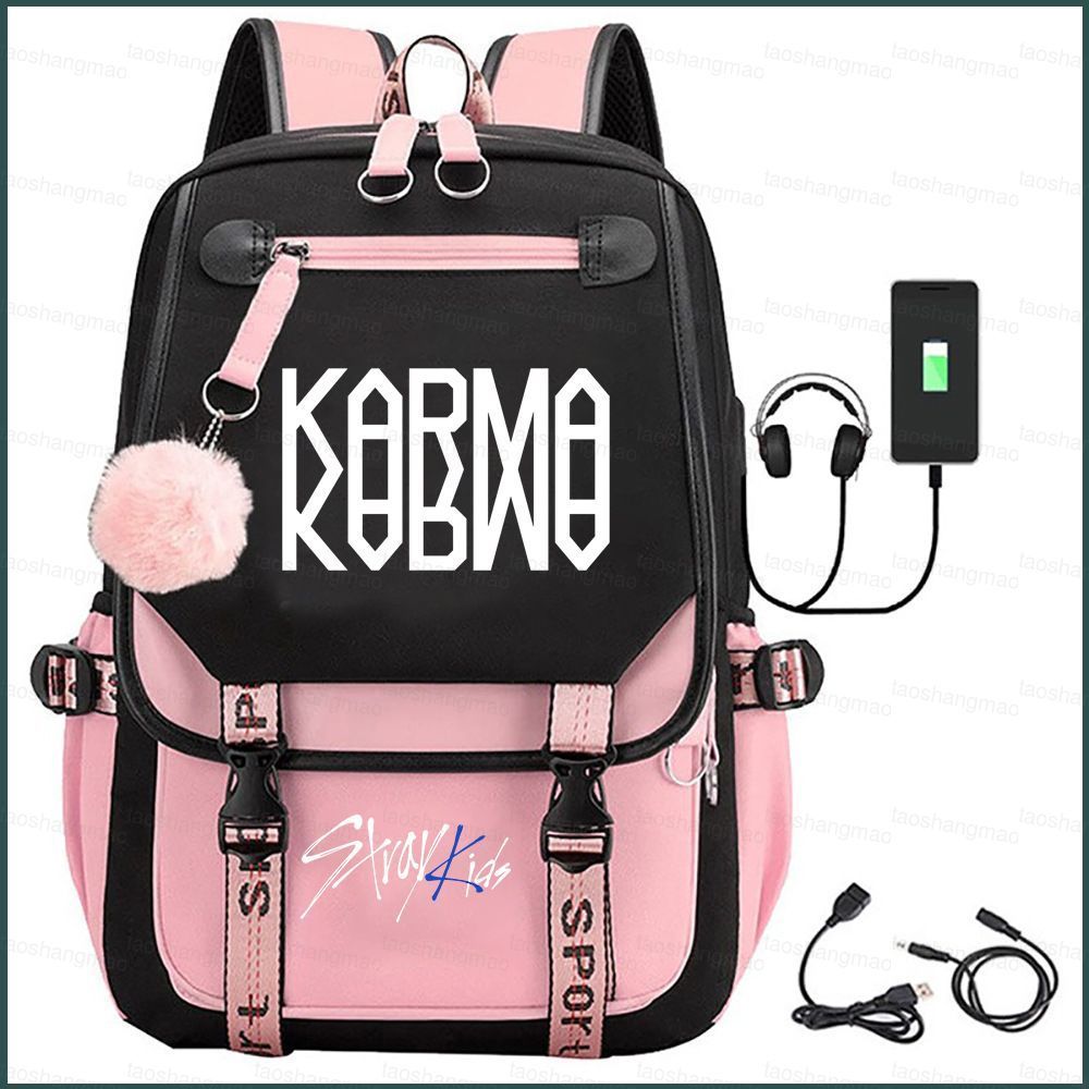 Stray Kids Backpack for Student Large Capacity Lightweight Printing 4th ...