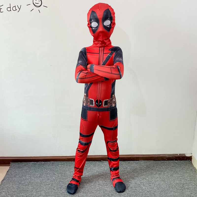 10.28 a Deadpool cosplay Bodysuit Children's Clothing Anime Deadpool ...