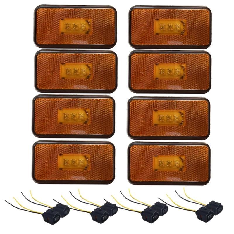 24v Amber E2 Led lights for Scania side marker Heavy Truck for Scania ...