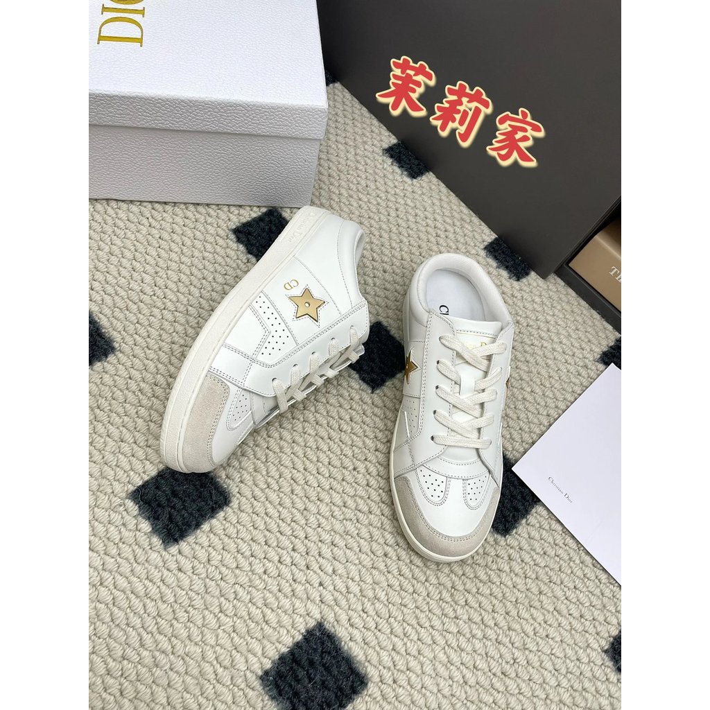 Original Label AAA+ 1:1 DI0R New star style flat casual sneakers white ...