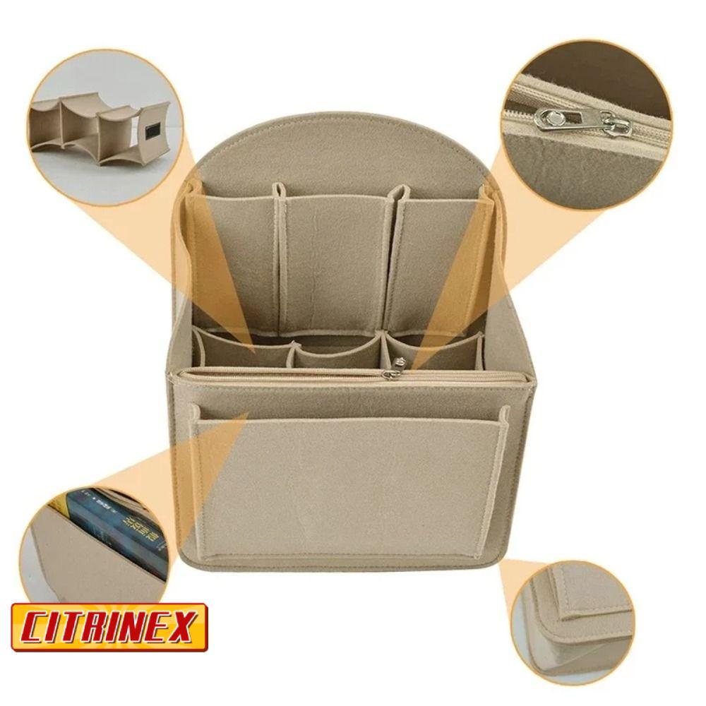 CITRINEX Backpack Insert Small Bag, Women Portable Interior Travel Bag ...