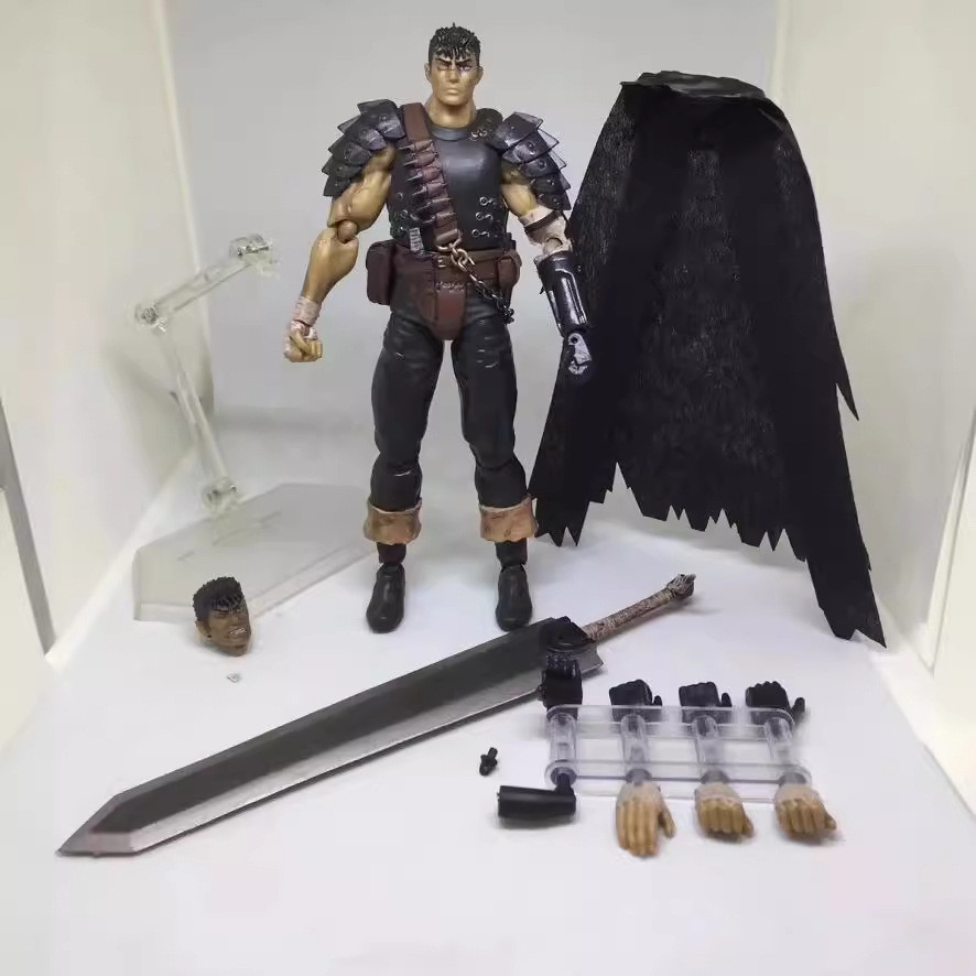 Figma 359 Sword Legend Guts Remastered Edition Branded Warrior Black ...