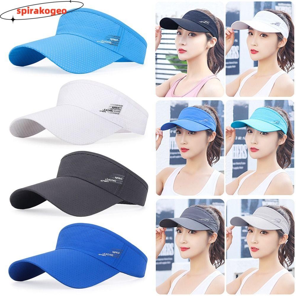 SPIRAKOGEO Sun Hat, Top Empty Quick-drying Sports Visor, Men Women ...