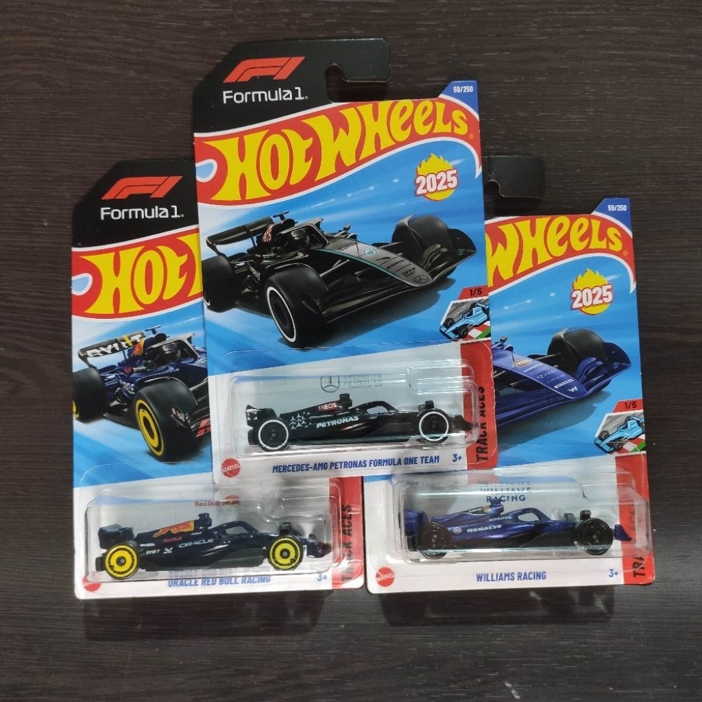 Hot wheels F1 Series 2025 - Formula 1 | Oracle Red bull | Williams ...