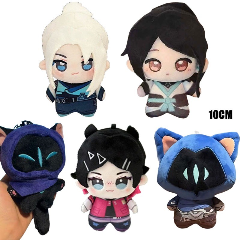 Jett Valorant SAGE Plush Toy 10CM Valorant Clove OMEN Stuffed Doll ...