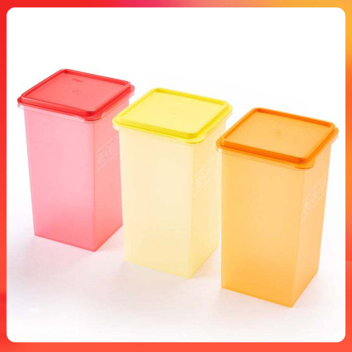 Tupperware 3.1L Mosaic Keeper Red Merah Yellow Kuning Oren Orange ...