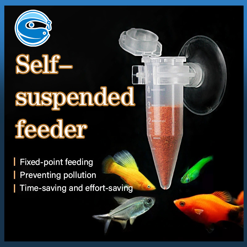 Funnel Cup Fish Feeding Tool Mini Automatic Fish Feeder Cone-Shaped ...