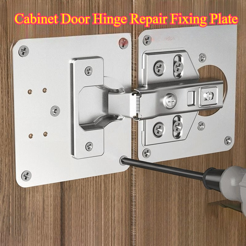 Cabinet Door Hinge Repair Fixing Plate Hinge Plates Installation Plate ...