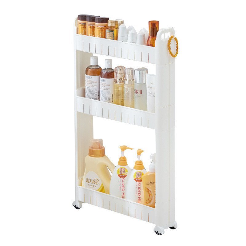 Narrow Gap Storage Rack for Kitchen, Ultra-Slim Fridge Gap, Wall ...