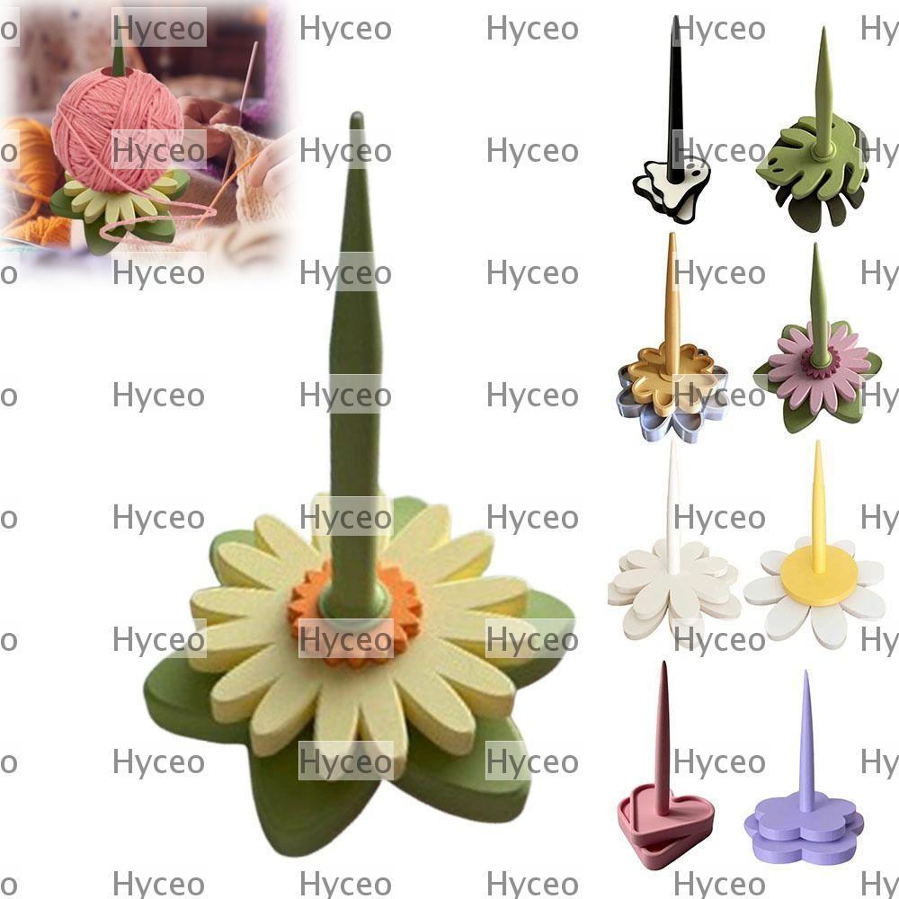 HYCEO Gerbera Spinner, Prevent Yarn Tangling Removable Yarn Spool Box ...