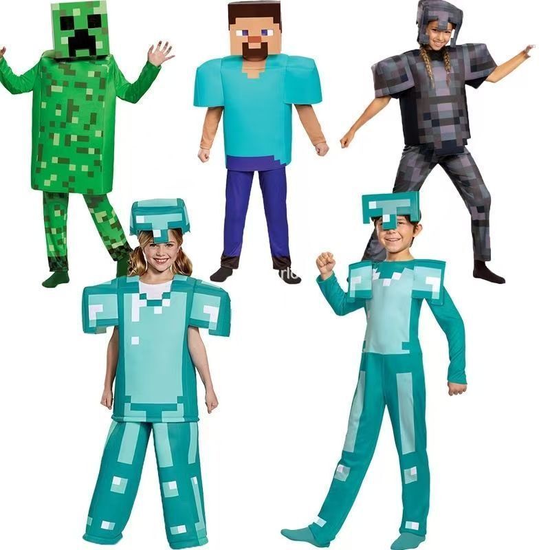 Halloween Minecraft Diamond Armor Series COSPLAY G Halloween Minecraft ...
