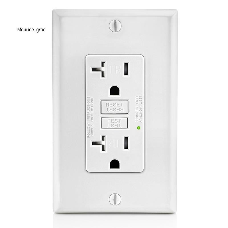 GFCI Outlet 20A, GFI Electrical Receptacle with LED Indicator, 20A ...