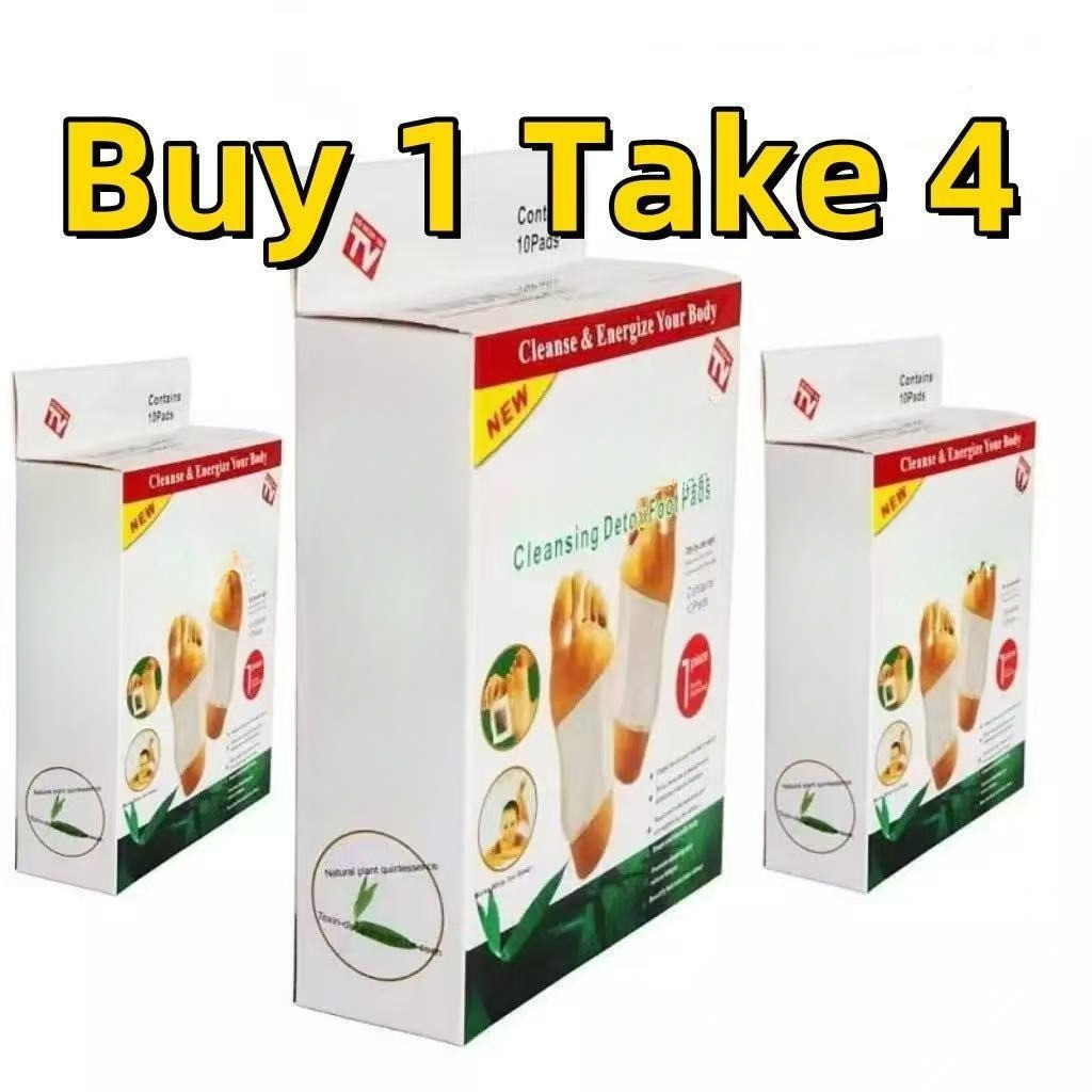 Buy1 Take 4 Cleansing Foot Patches Original Knok Japanese Foot Patches ...