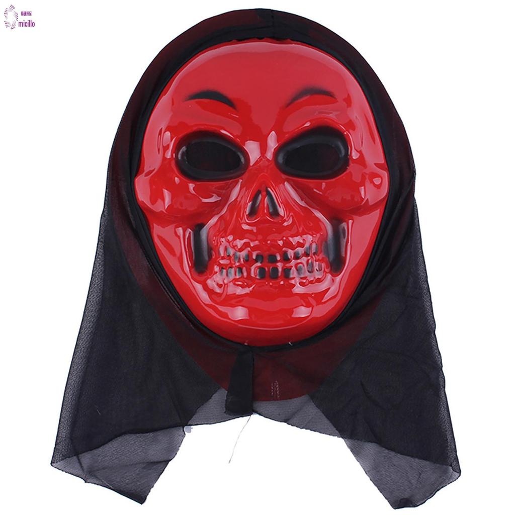 Halloween Scream Skull Mask Children Horror Full Head Masque with 11 ...