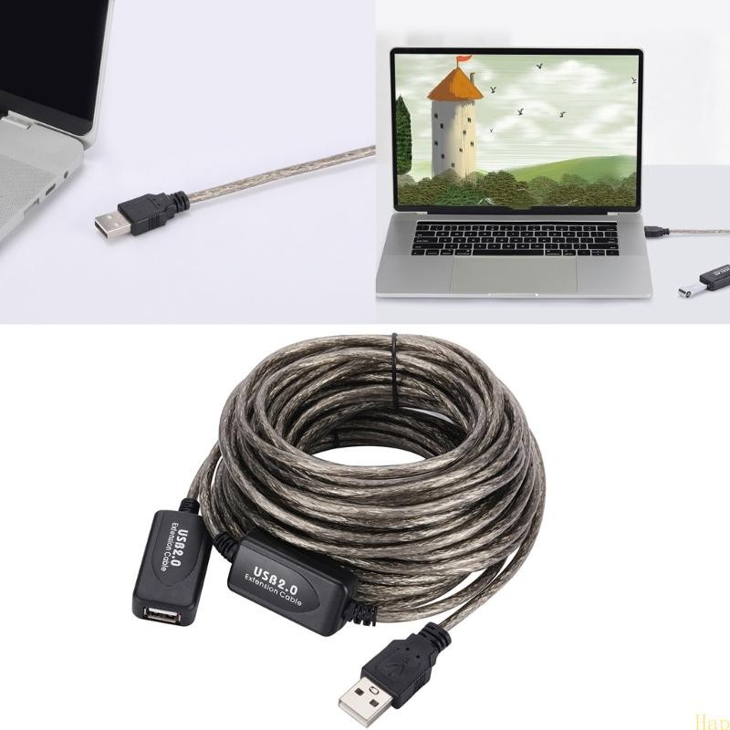 Hap 5-30m USB Data Extension Cable Signal Booster Cord Line Multiple ...