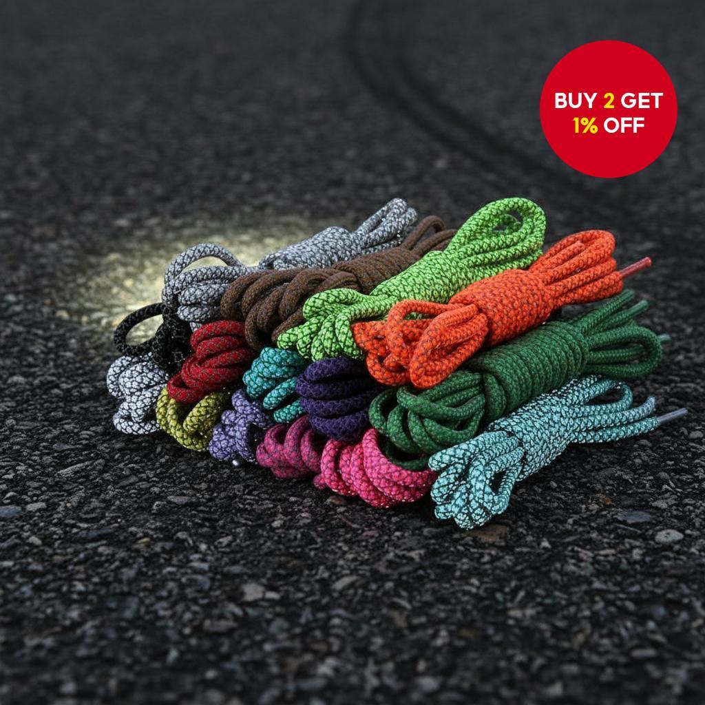 Reflective 4mm Rope Cords for Boots and Sweatshirts Apparel Hoodie ...