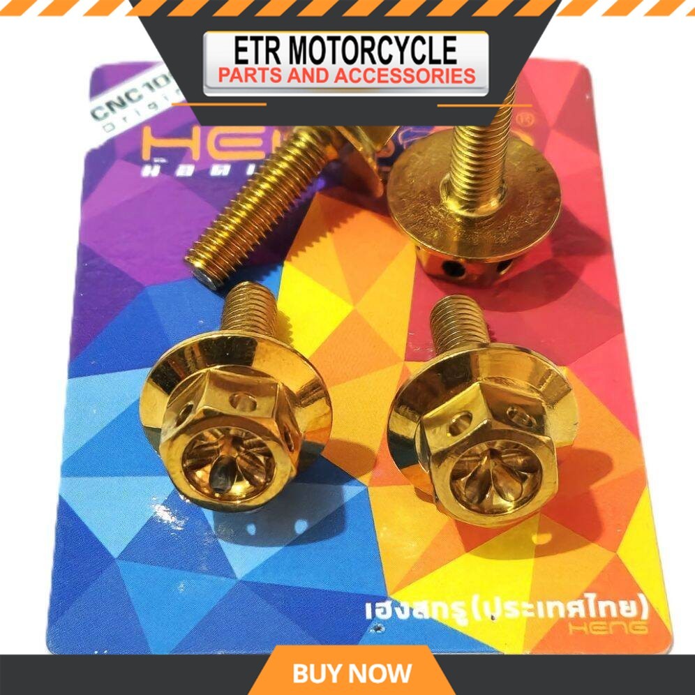 Front Fender Bolt Set 4pcs – GoldSilver Bolts - Honda ADV 150160, PCX ...