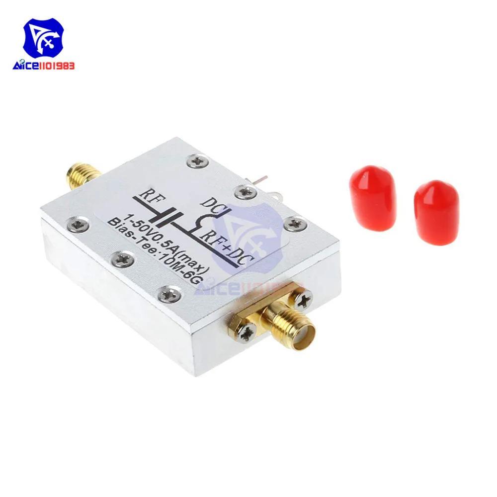 10MHz-6GHz RF Bias Tee DC Blocks for HAM Radio RTL SDR LNA Low Noise ...