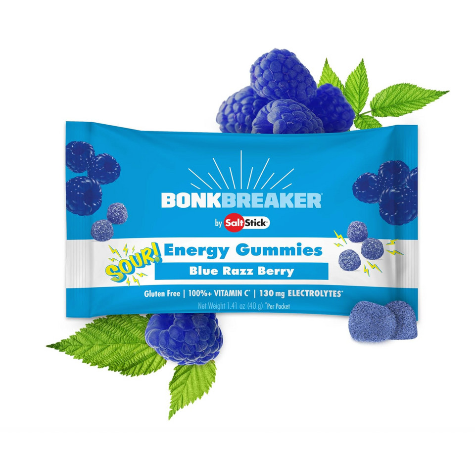 BonkBreaker Electrolytes SOUR BLUE RAZZ BERRY Energy Chews -8ct. Packet ...