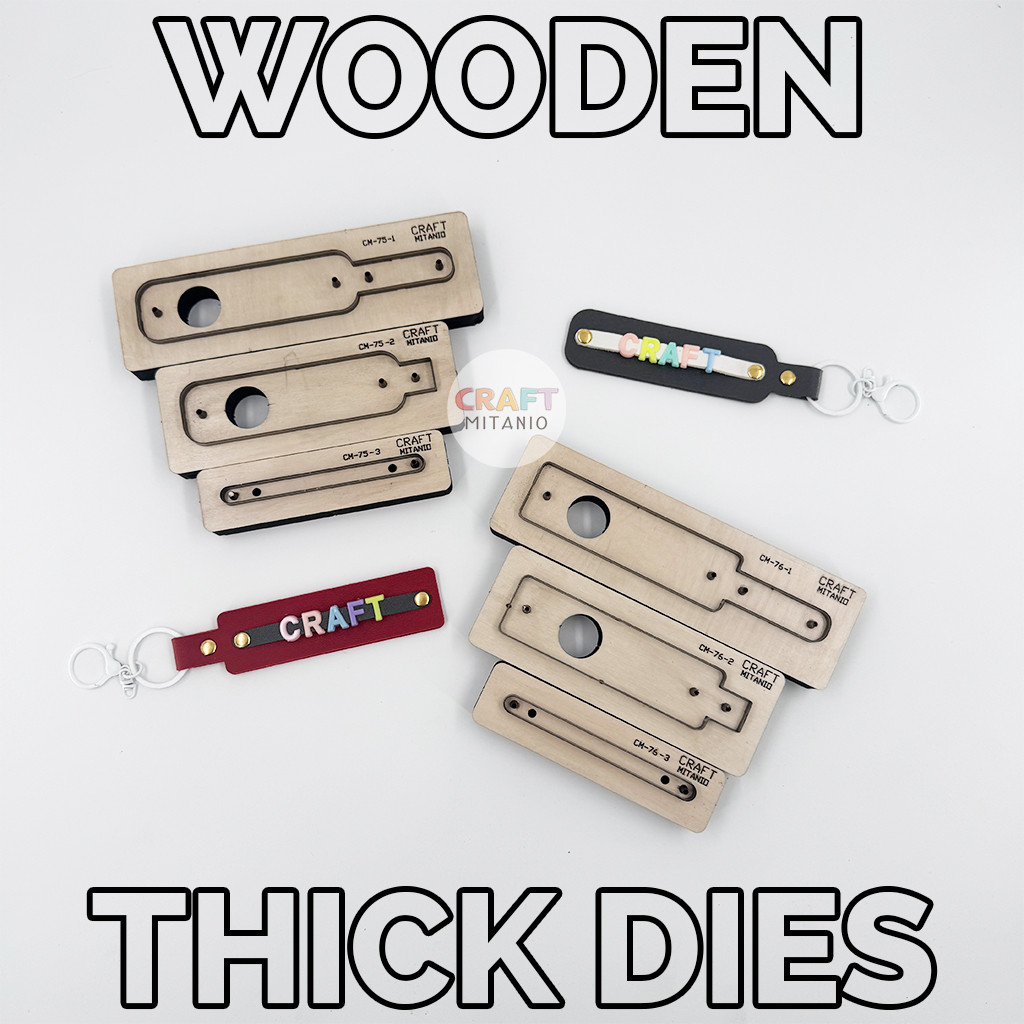 [DIE ONLY / NOT BUNDLE] Name Keychain Wooden Thick Dies | Blade Die ...