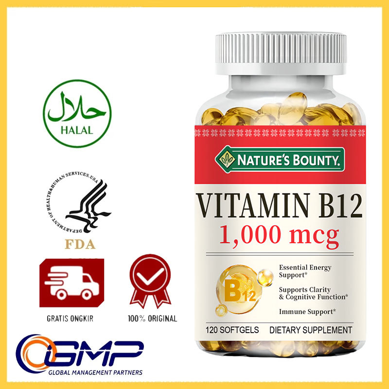 Nature's Bounty Vitamin B12 Capsule Maintaining A Healthy Nervous ...