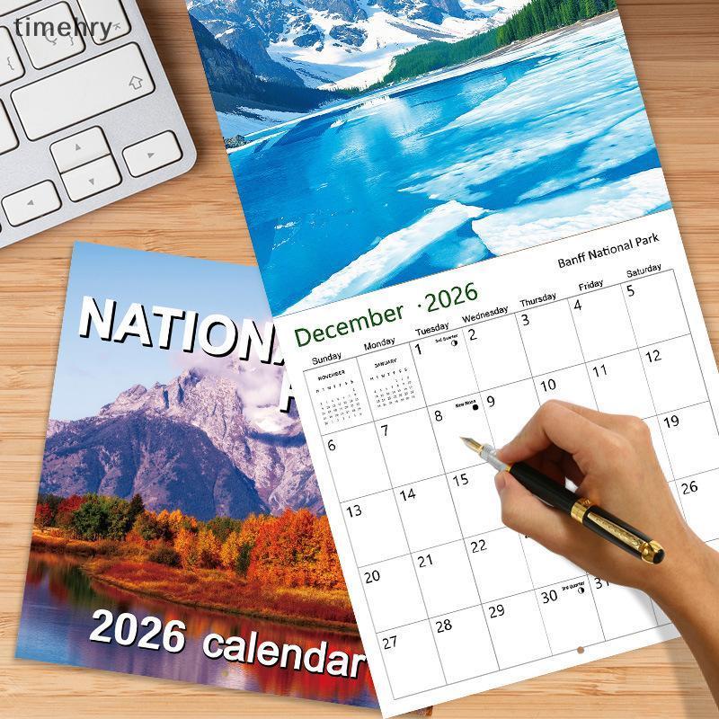 TY New 2026 Calendar - 12 Month National Park Calendar Fun Cute Home ...