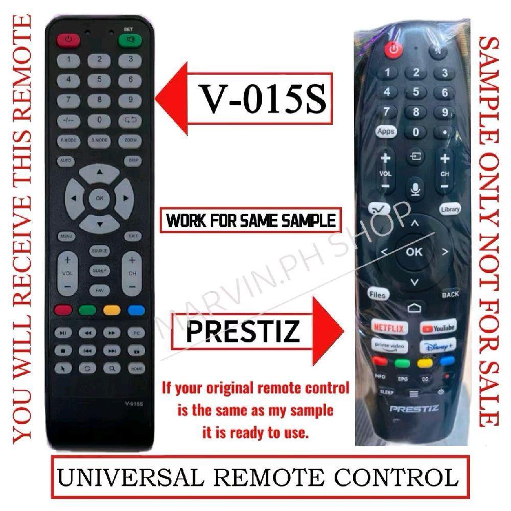 READY TO USE PRESTIZ Smart TV Remote PRESTIZ Android TV Remote Control ...