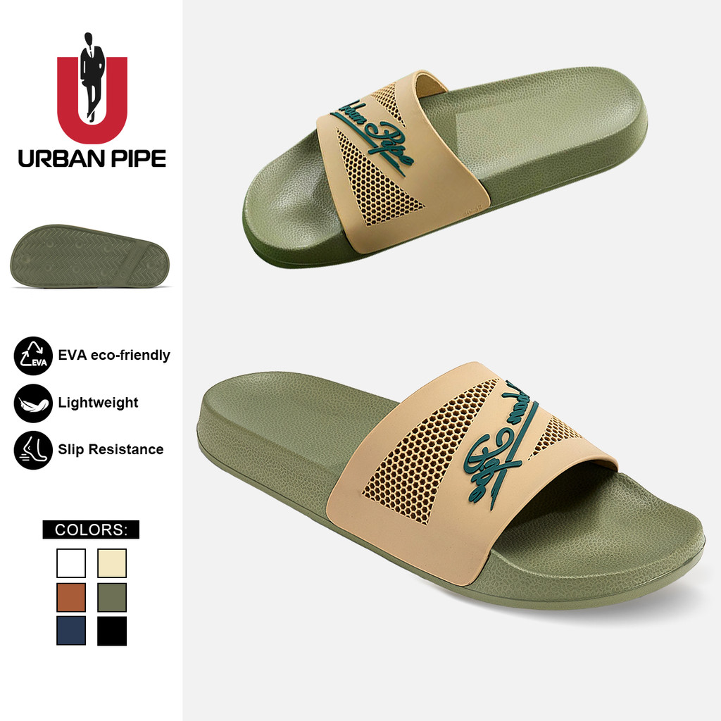 URBAN PIPE EVA Panda Colorway Slippers For Men Classic Non-slip Unisex ...