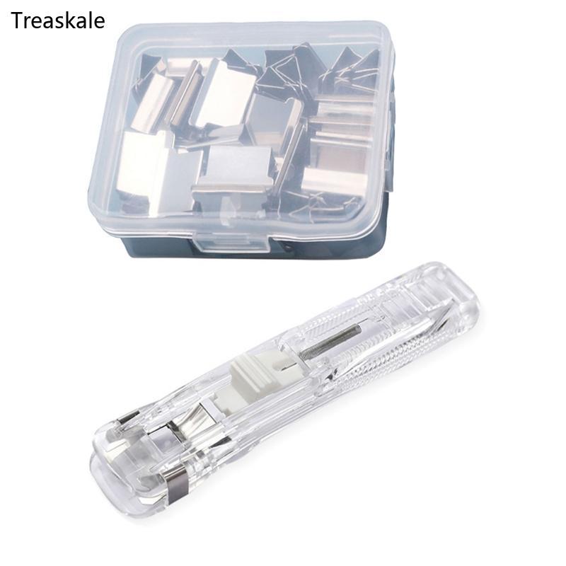 TREA Handheld Paper Clamp Dispenser 40 Sheets Capacity Metal Paper ...