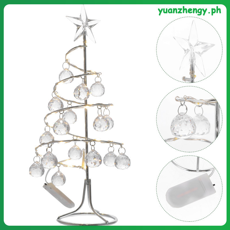 Classic Silver Palamuti ng Puno ng Pasko para sa Dekorasyon ng Bahay na ...
