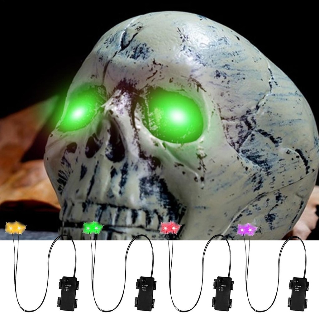 Glowing Eyes Glowing Eye Lights Props With Timer LED Props Spooky ...