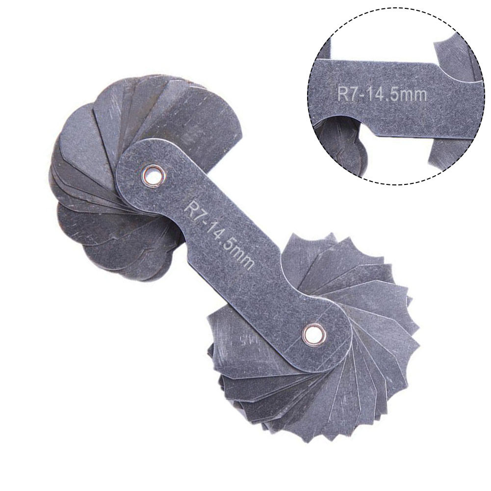 Radius template R gauge Radius gauge Plate fillet gauge Measuring tool ...