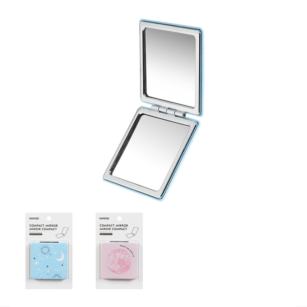 MINISO Square Compact Mirror (2 Assorted Designs) | Shopee Philippines