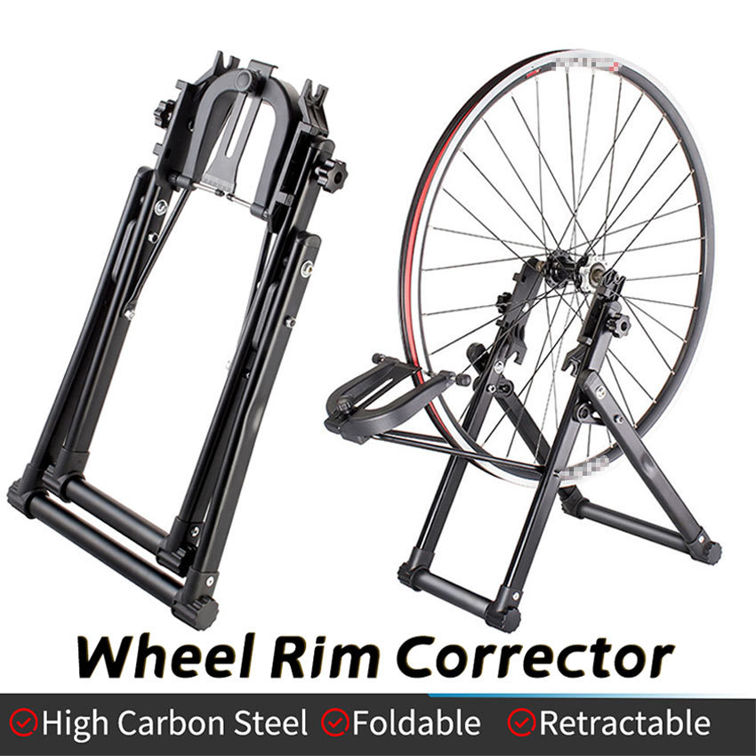Bicycle Wheel Truing Stand Foldable Bike Rims Correction Stand Wheel ...