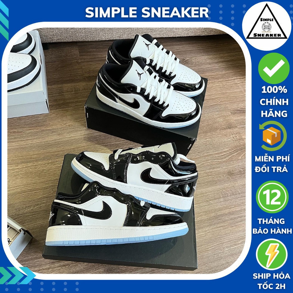 Nike Air Jordan 1 low Concord genuine simple sneakers Jordan 1 panda ...