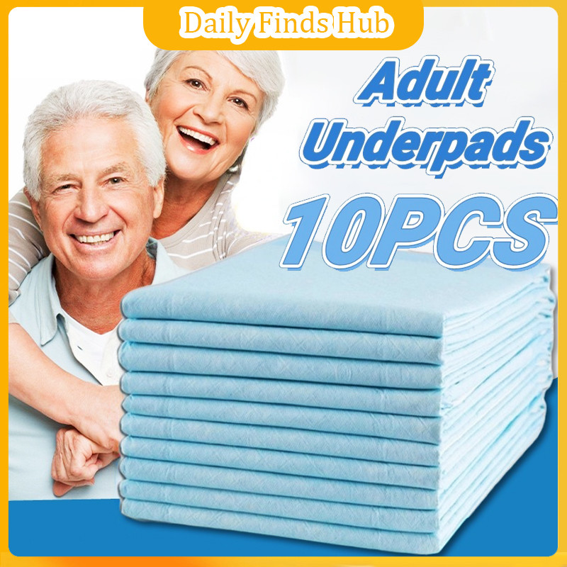10/20PCS Disposable Adults Underpads Elderly Incontinence Diaper ...