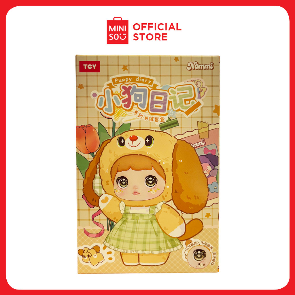 MINISO Nommi-Puppy Diary Series Plush Blind Box | Shopee Philippines